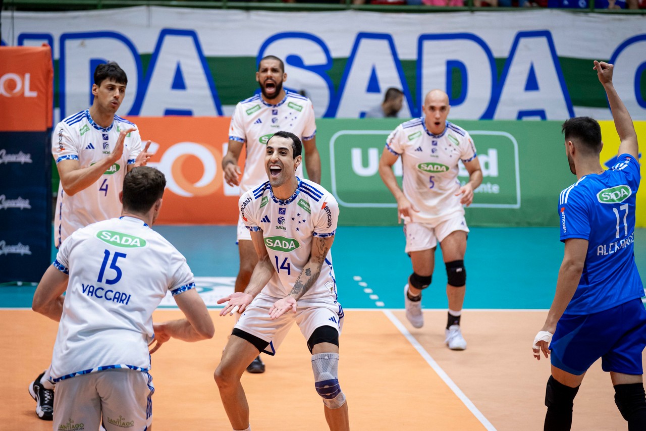 Sada Cruzeiro intensifica treinos na reta final da Superliga para enfrentar o Vôlei Renata